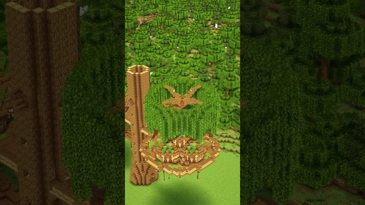 Minecraft Ultimate Tree House 🌳🏠 Get the 3D build guide now on Heybuilds.com link in bio 👇