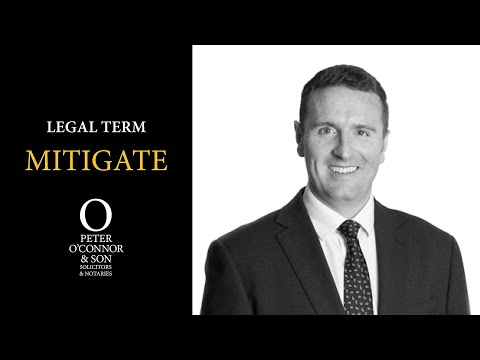 What does the term Mitigate mean?