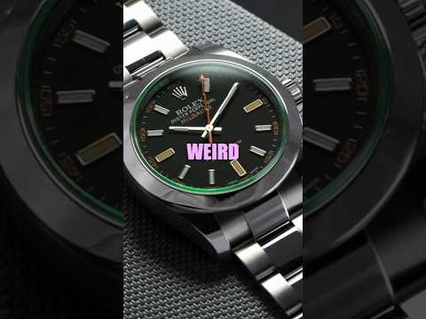 The WEIRDEST Rolex Money can buy…. The #Rolex Milgauss #watch