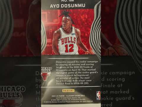 AYO DOSUNMU 2022 ILLUSION ROOKIE BASKETBALL CARD ๐ฏ๐ฅ๐ช๐ฎ๐