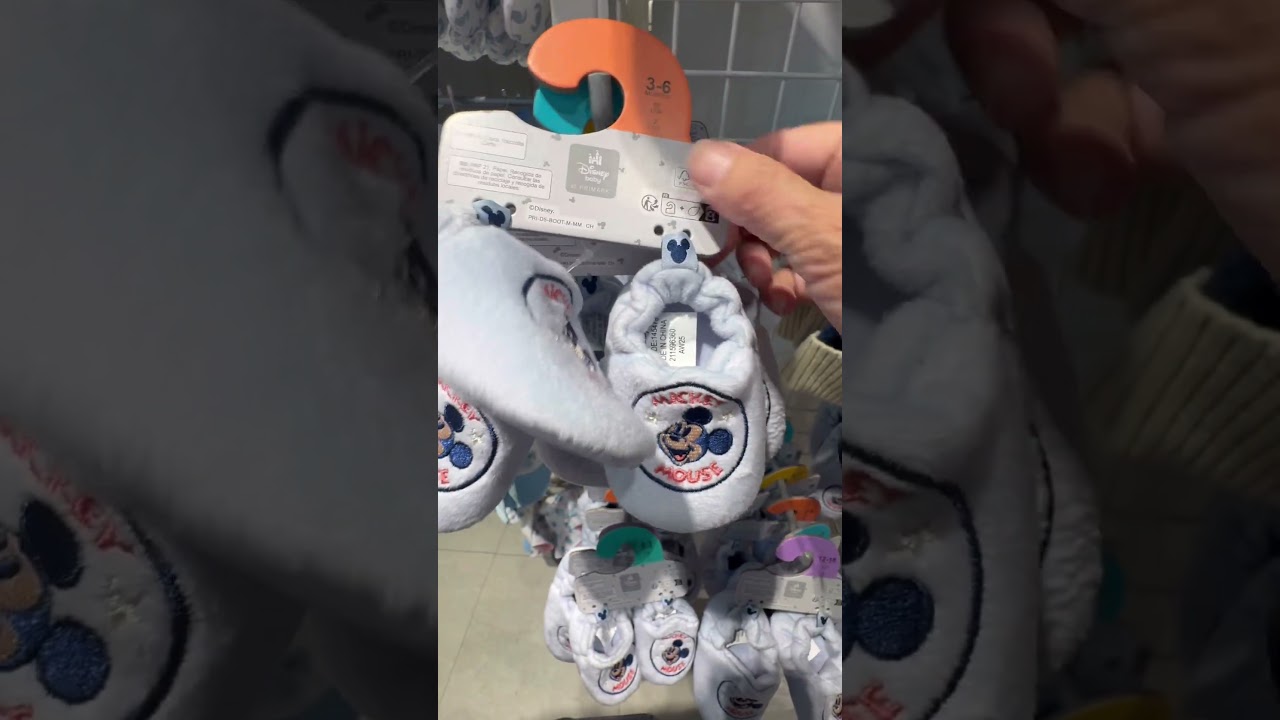 Primark babies Disney Mickey mouse slippers #2025
