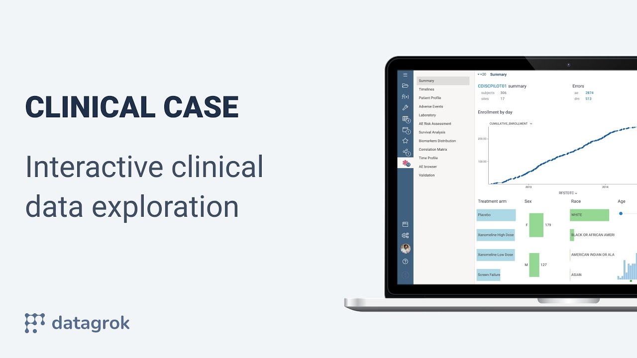 Clinical Case: Interative clinical data exploration