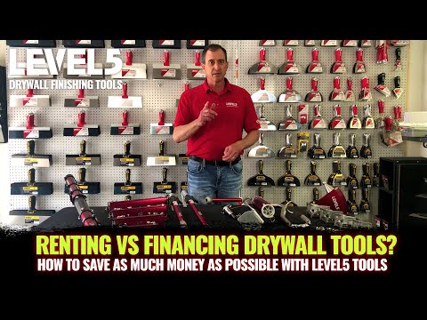 Drywall Tool Financing VS Renting? This Is What You Should Do