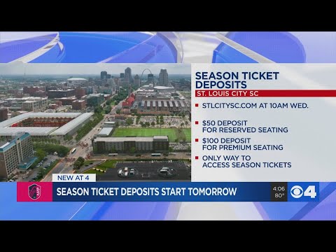 St. Louis City SC season ticket reservations go on sale Wednesday