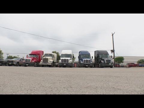 Texas truck drivers react to Trump executive order requiring drivers to be proficient in English