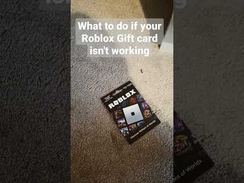 What to do if your Roblox Gift Card isn't working 🤔