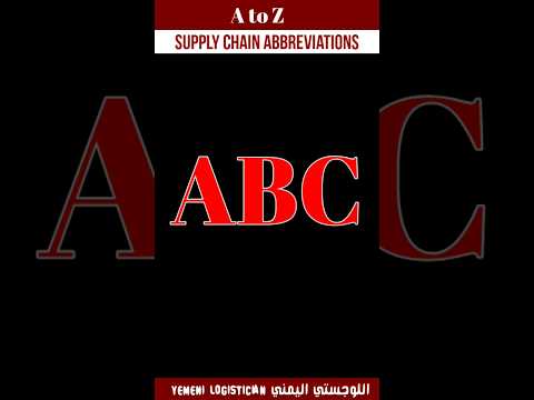 ABC| Supply Chain and Logistics Abbreviations Explained