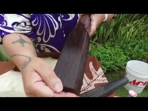 Making Hawaiian Kapa Cloth with Lei Ishikawa