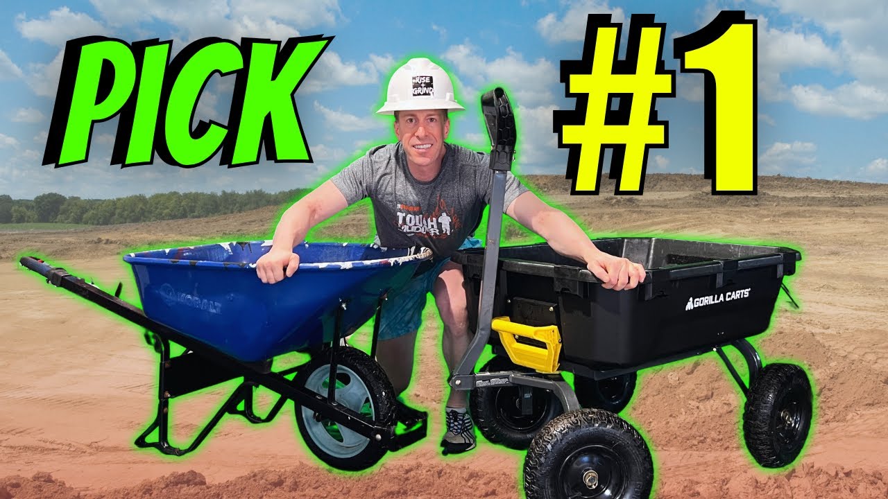 Gorilla Cart vs Wheelbarrow REVIEW