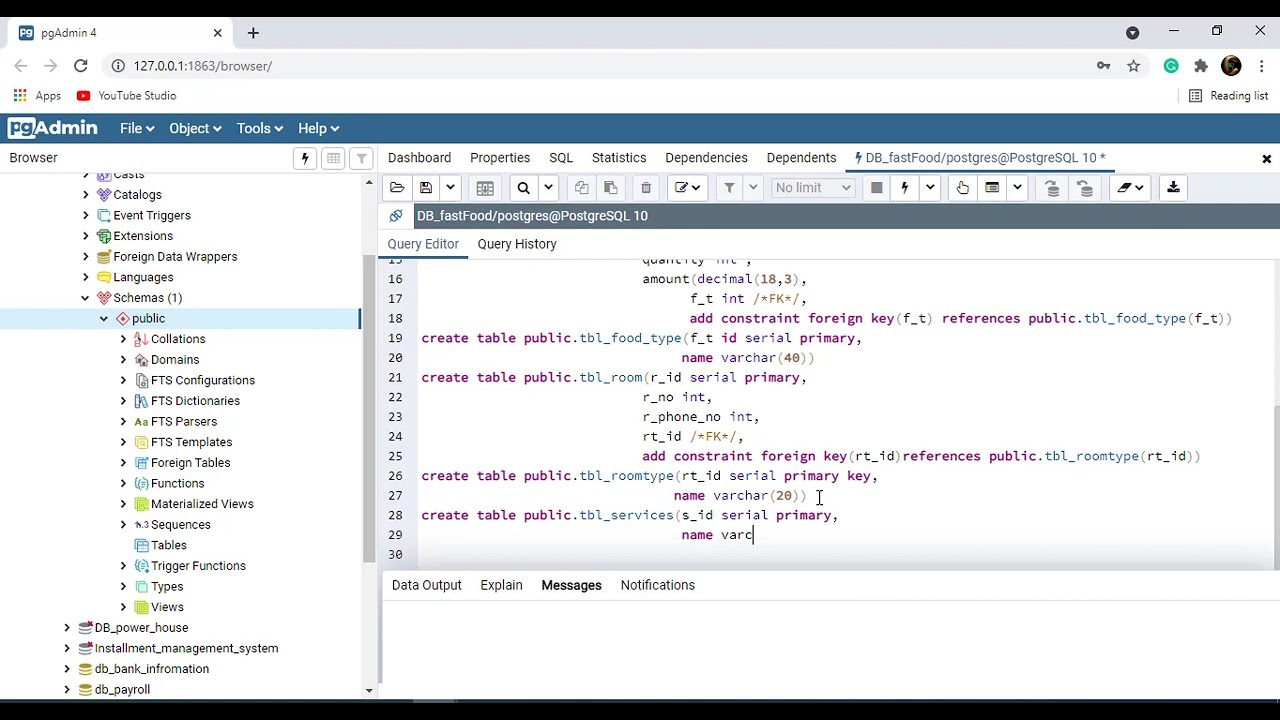 Fast Food Restaurant Management System Database with Source Code.