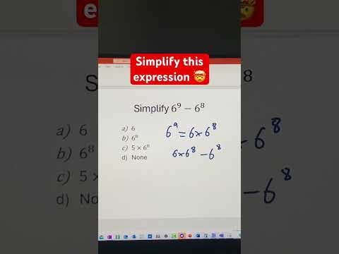 Simplifying 6^9-6^8