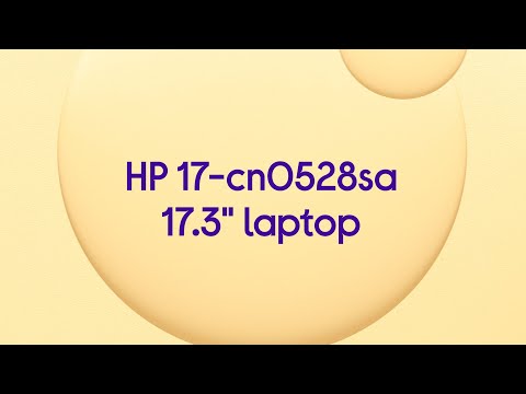 HP 17-cn0528sa 17.3" Laptop - Intel® Pentium® Gold, 128 GB SSD, Black - Product Overview