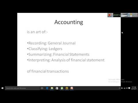 Accounting Definition In English