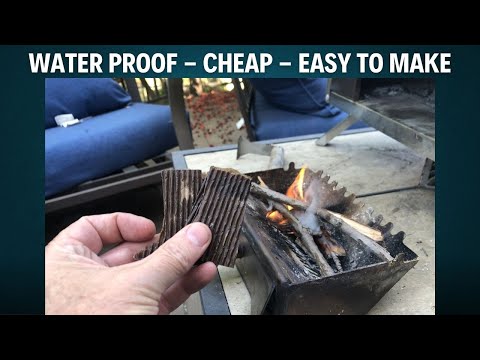 How To Make Waterproof Fire Starters At Home For Cheap