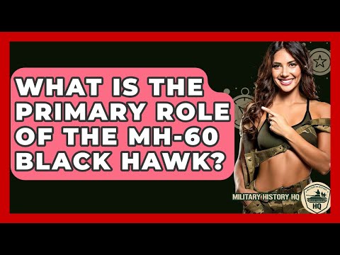 What Is The Primary Role Of The MH-60 Black Hawk? - Military History HQ