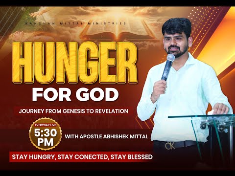 Hunger For God :-Day-442 || 21 June 2025 || #apostleabhishekmittal