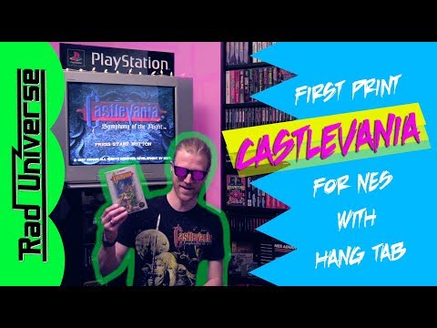 First Print CASTLEVANIA For NES With Hang Tab