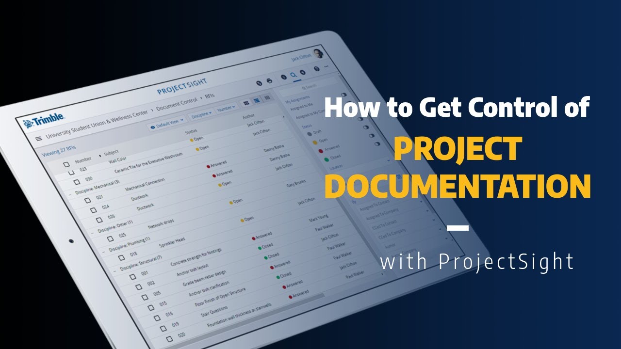 How to Get Control of Project Documentation with ProjectSight