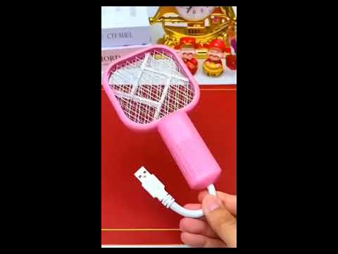 *Mini Racket USB Mosquito UV Killing Lamp* #ultravioletlamp