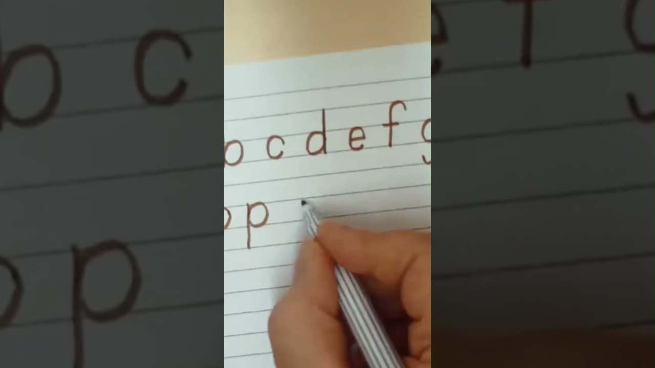 Practice the Alphabet Lowercase