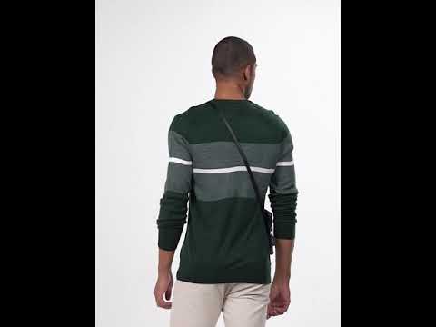 Striped Crew Neck Casual Sweater