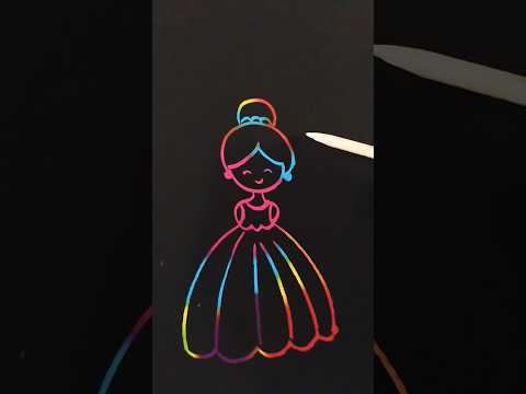 Barbie drawing for kids #shortsfeed