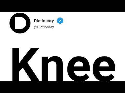 Knee Meaning In English