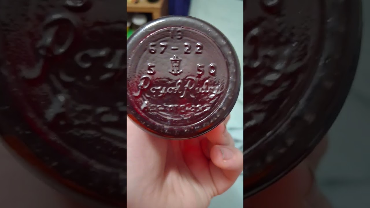 A 1950 Anchor Hocking Royal Ruby Schlitz Beer bottle!