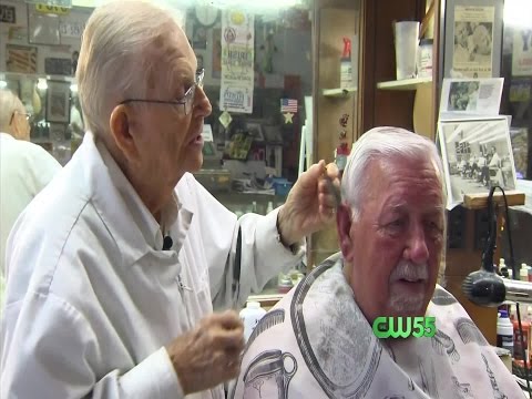 Century-Old Barber Continues to Cut Hair