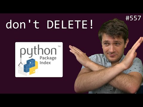 don't delete from pypi! (yank instead) (intermediate) anthony explains #557