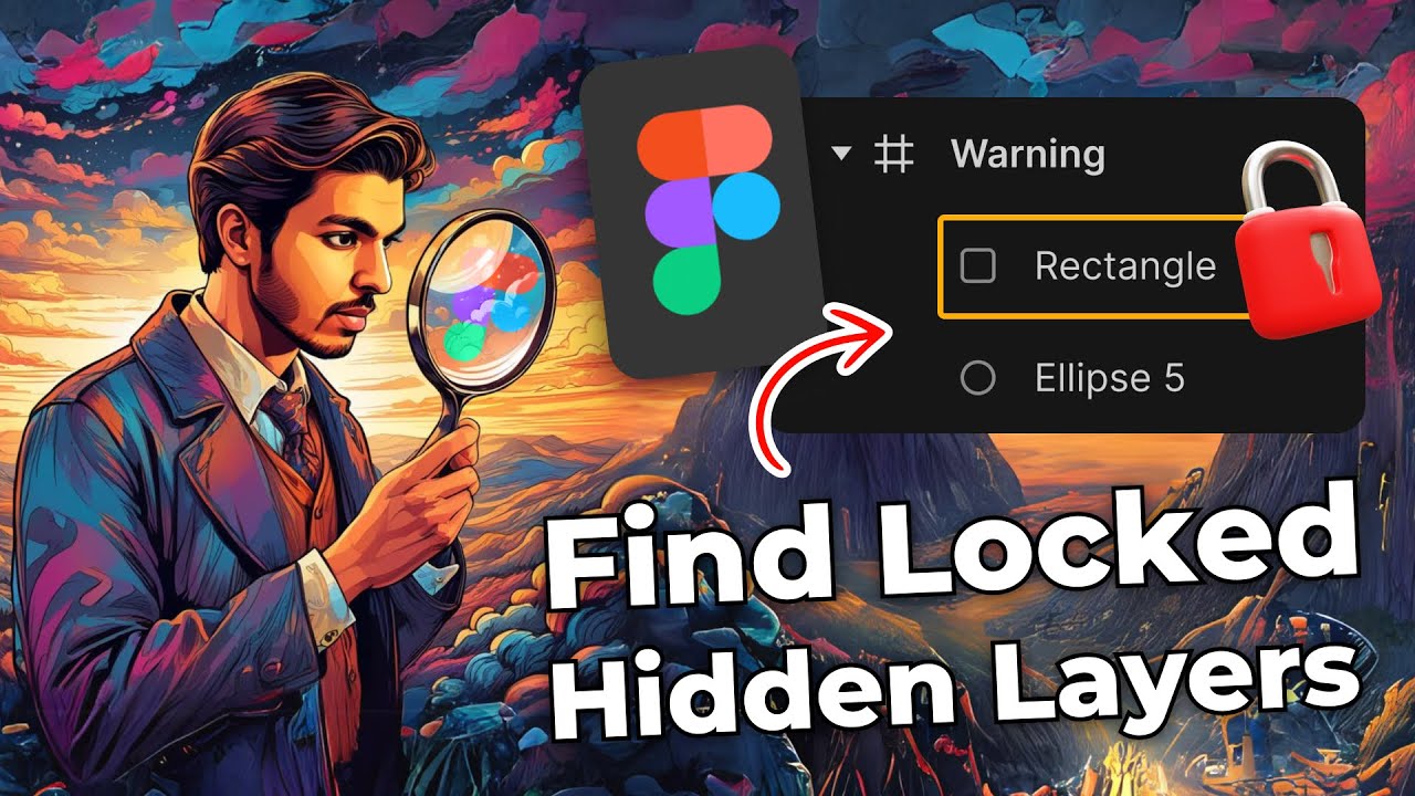 Only Figma Pros Know this Trick to Find Hidden Layers!
