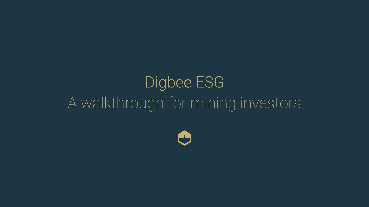 Digbee ESG Tool Walkthrough for Investor Users