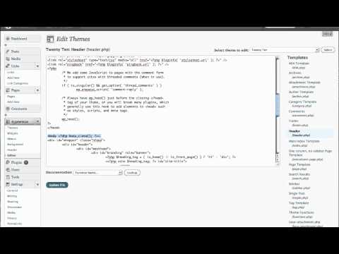 How to set different background images for different pages in Wordpress.mov