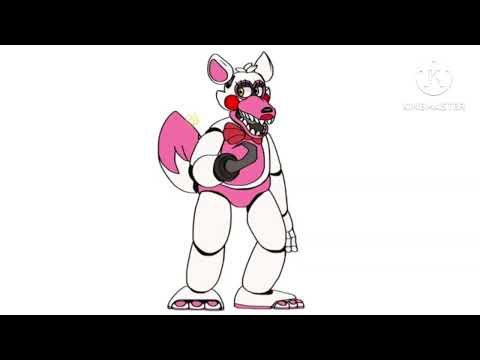 Fnaf toy foxy (pre mangle) sings fnaf song Japanese