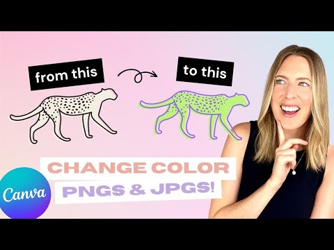 🎨 Change the Colors of ANY Image or Graphic (PNG & JPGs!) in Canva