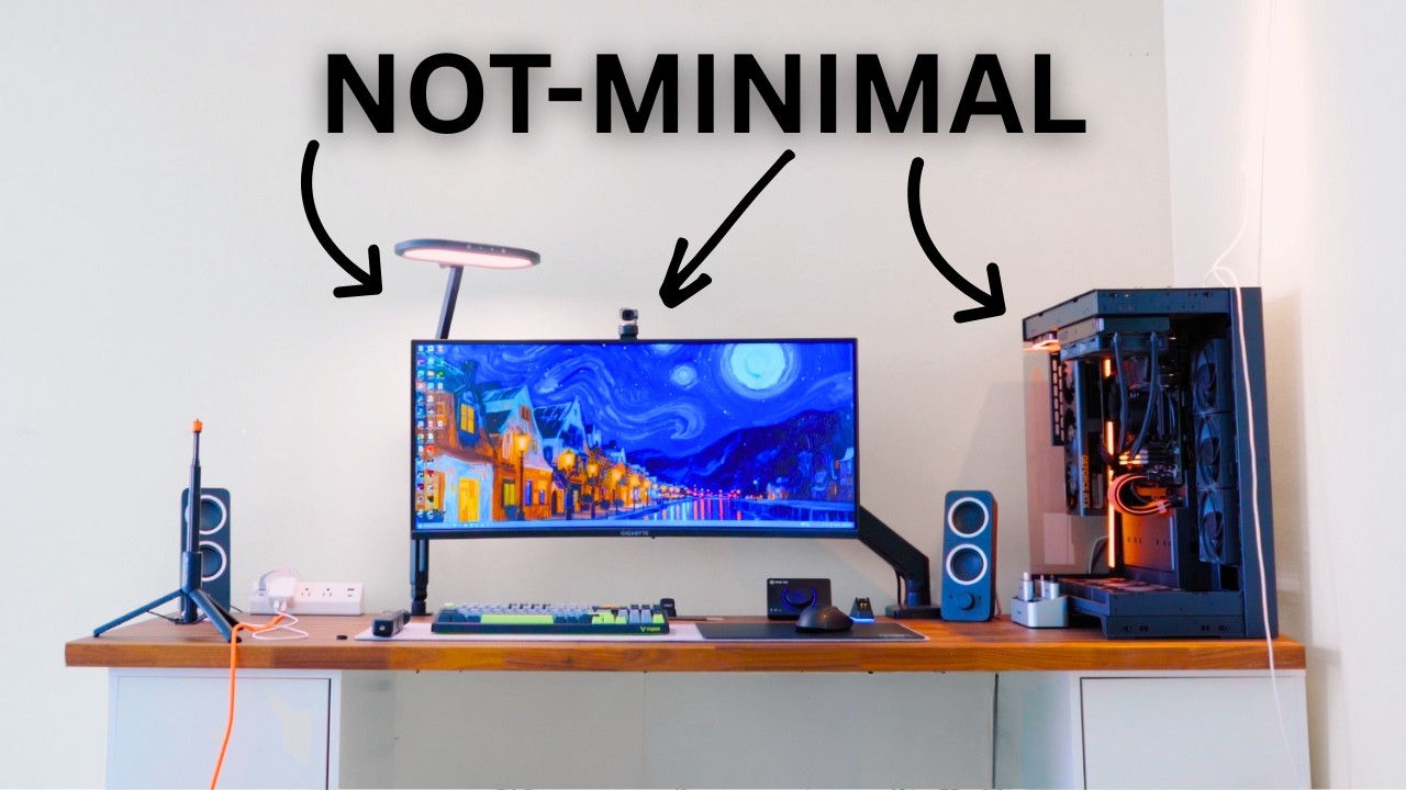 MY NOT SO MINIMAL DESK SETUP FOR 2026!