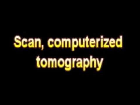 What Is The Definition Of Scan, computerized tomography Medical School Terminology Dictionary