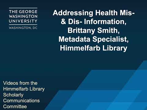 Addressing Health Mis- & Dis- Information