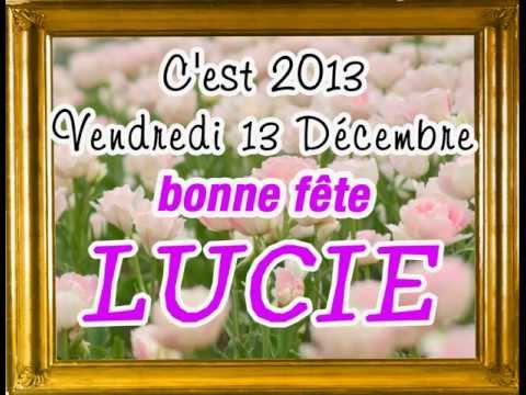 fête des prénoms 13 Décembre Lucie