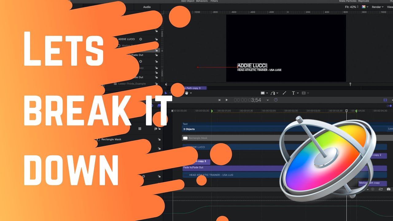 A basic walkthrough of APPLE MOTION