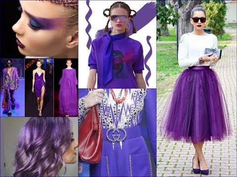 Ultra Violet Fashion Lookbook Inspiration - Pantone Color of the Year 2018