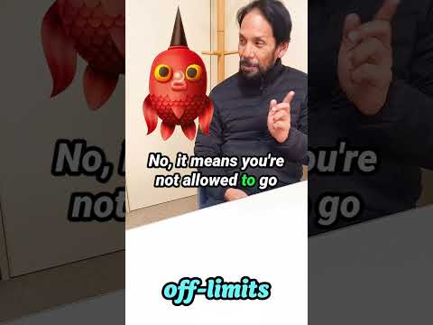 "Off-limits": What does it mean in English? [ ForB English Lesson ] #shorts