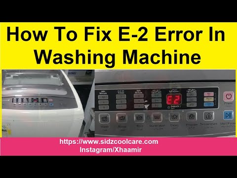 How to Fix E2 Error In Top Load Washing Machine | FISHER FAWMT-100 |