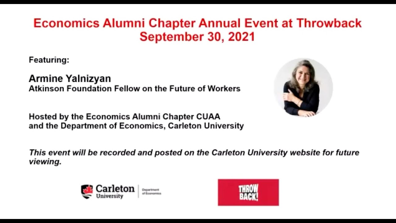 Economics Alumni Chapter Annual Event at Throwback 2021