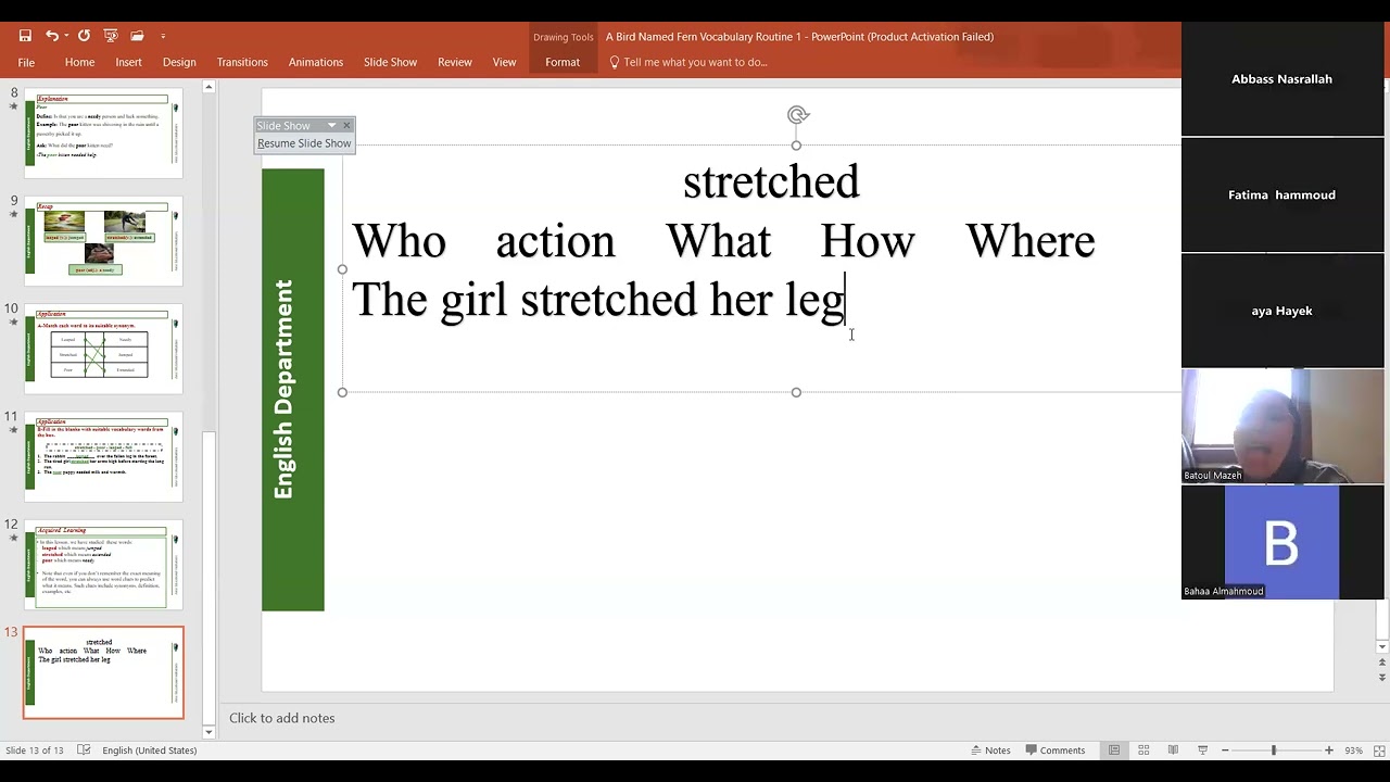 Gr1 zoom session (part 2)