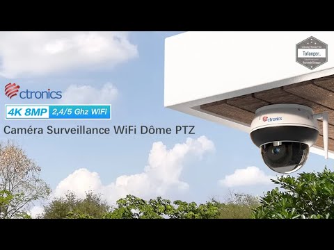 Ctronics WiFi PTZ Dome 4K IP Camera - Ctronics CTIPC-660C - Ctronics App - IP66 Camera - Unboxing