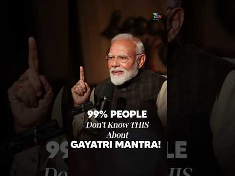 Gayatri Mantra: The Secret Meaning That Shaped PM Modi's Journey!