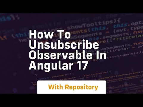 How to unsubscribe observable in angular 17