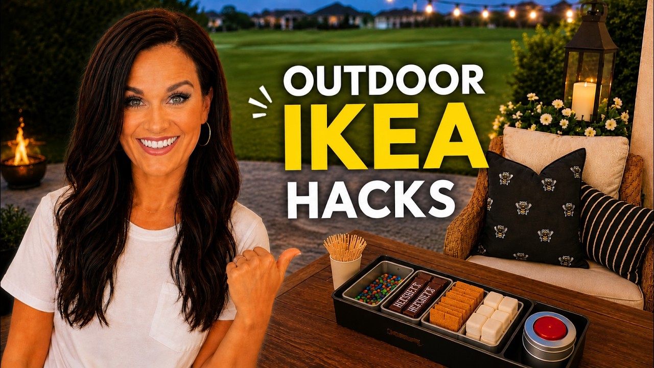 Budget IKEA Finds Turned Into Expensive Looking Outdoor Spaces!