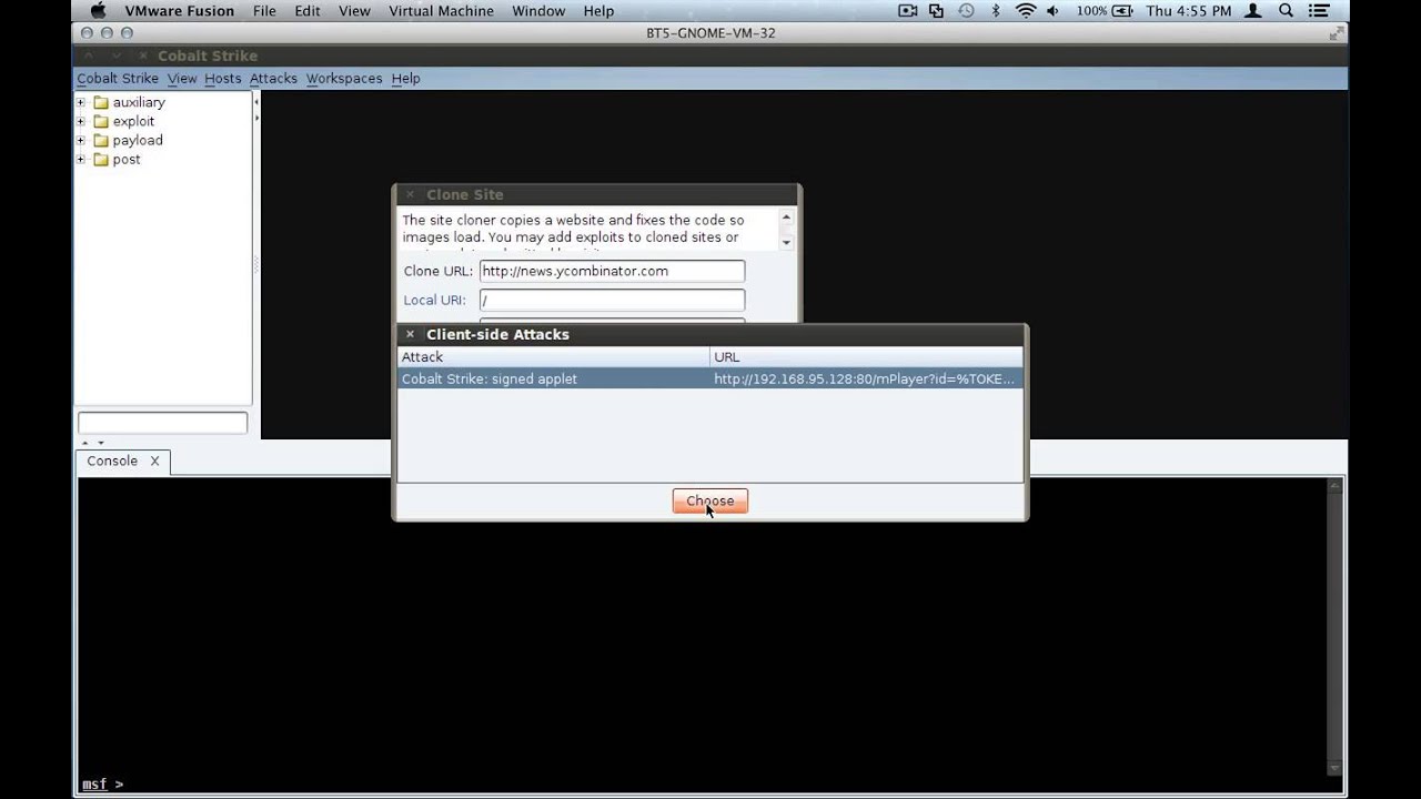 Java Signed Applet Attack - Cobalt Strike
